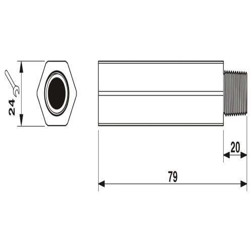 Phoenix Contact 2800041 Surge protection device S-PT-2XEX-24DC-1/2"