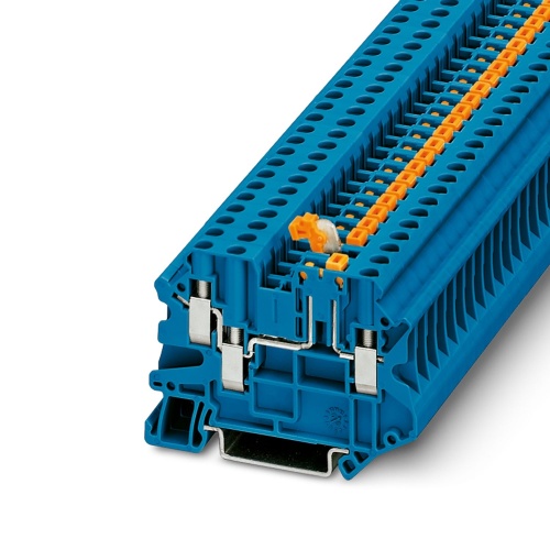 Phoenix Contact 3073018 Knife-disconnect terminal block UT 4-TWIN-MT BU