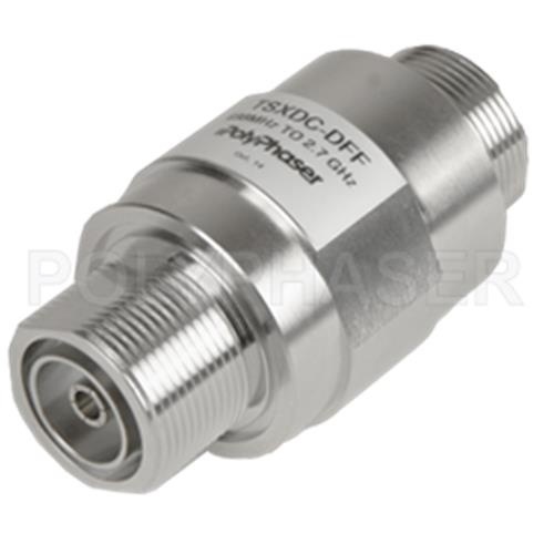 Polyphaser TSXDC-DFF RF Surge Protector - 2.7 GHz, 1000 Watts