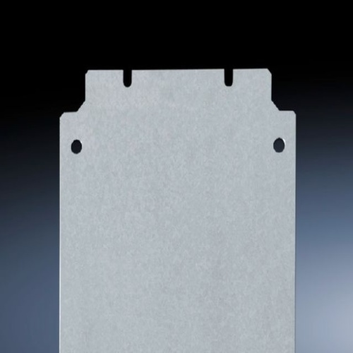 Rittal 1564700 Mounting Plate - Carbon Steel, 15.7" x 7.87" (WxH)
