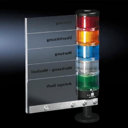 Rittal 2374150 Label panel for signal pillar, modular