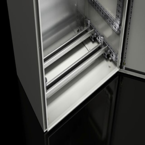 Rittal 2394250 Rail System - Carbon Steel, 9.84" Depth