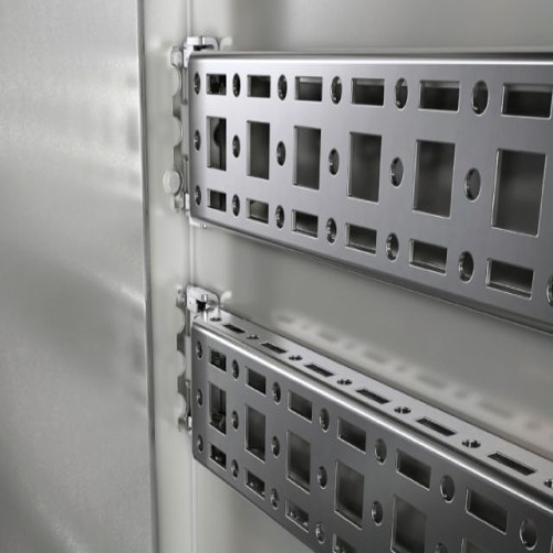 Rittal 2394400 Rail System - Carbon Steel, 15.7" Depth