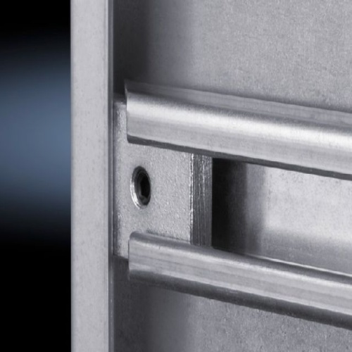 Rittal 4333120 Mounting Plate - Carbon Steel, 47.2" Width