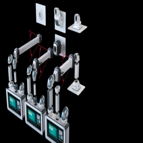 Rittal 6212120 Support Profile, Height-Adjustable for support arm systems