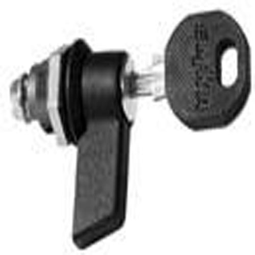 Saginaw SCE-MINQKLB - Latch, Mini Keylocking Lever Knob (Black)