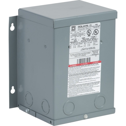 Schneider Electric 1S82F Buck Boost Transformer - Single Phase, 1 kVA ...