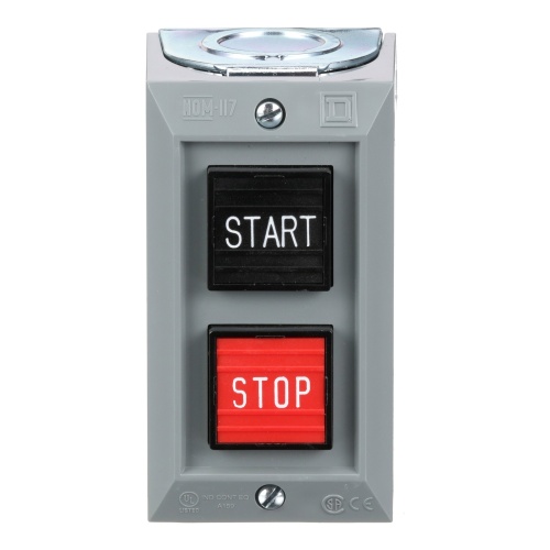 Schneider Electric 9001BG201 Push Button Complete Control Station, 2 ...
