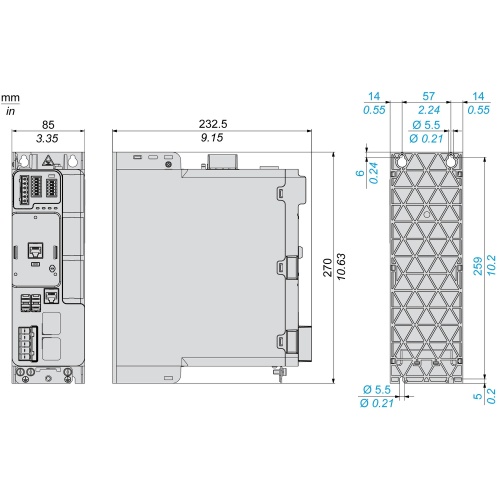 Schneider Electric ATV340U07N4S Altivar ATV340 Variable Speed Drive