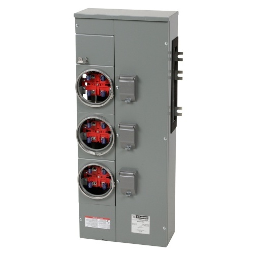 Schneider Electric EZM113225 Meter Stack - 800 Amp, 120/240 VAC, 4 ...