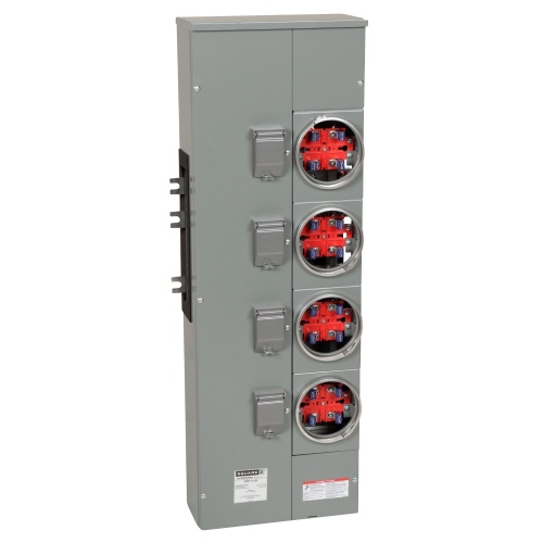 Schneider Electric EZM114225 Meter Stack - 800 Amp, 120/240 VAC, 4 ...
