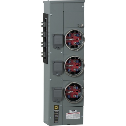 Schneider Electric EZM313125X Meter Stack - 1200 Amp, 208Y/120 VAC, 5 ...