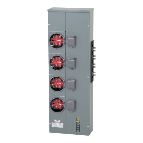 Schneider Electric EZM314225 Meter Stack - 800 Amp, 208Y/120 VAC, 5 ...