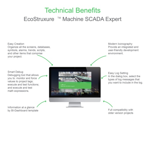 Schneider Electric HMIEMSERT4KA EcoStruxure Machine SCADA Solution