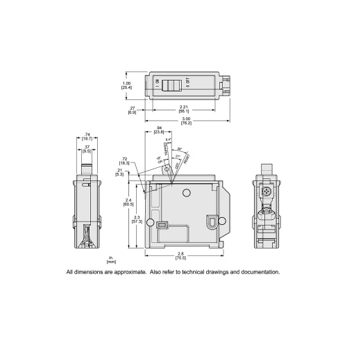 Schneider Electric HOM120 Mini circuit breaker, Homeline, 20A, 1 pole ...
