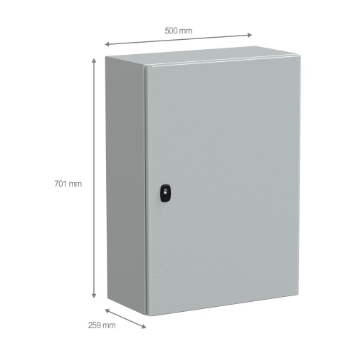 Schneider Electric NSYS3D7525 Spacial S3D Wall Mounted Steel Enclosure
