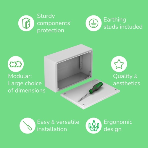 Schneider Electric NSYSBM208012 Industrial Space Box for SBM.