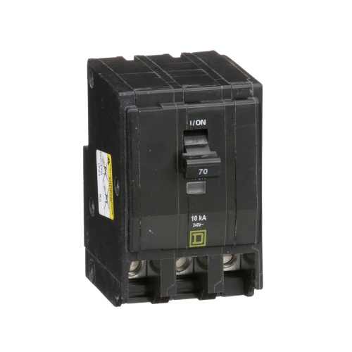 Schneider Electric QO370 Mini circuit breaker, QO, 70A, 3 pole, 120/240 ...