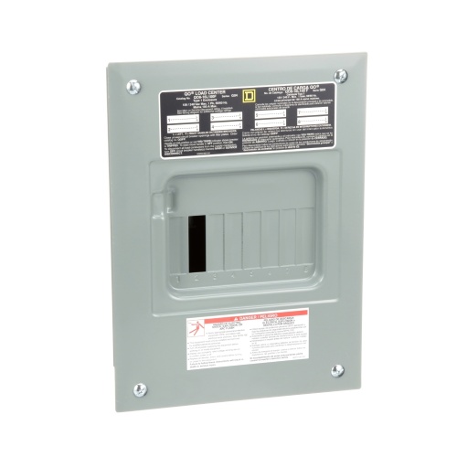 Schneider Electric QO816L100F Load Center - 120/240 VAC, 8 Spaces, NEMA 1
