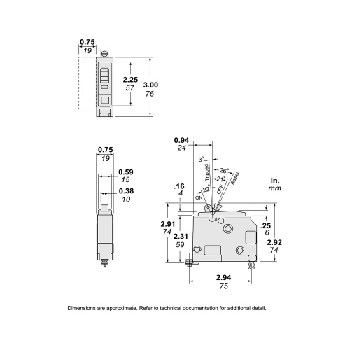 Schneider Electric QOB130 Mini circuit breaker, QO, 30A, 1 pole, 120/ ...