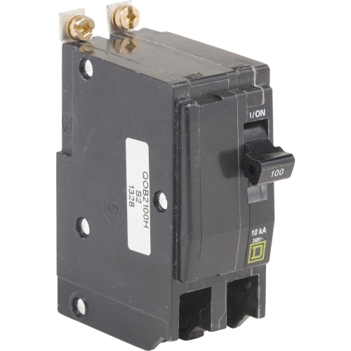 Schneider Electric QOB2100H Mini circuit breaker, QO, 100A, 2 pole, 120 ...