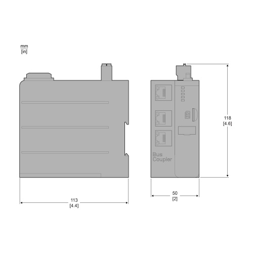 Schneider Electric TPRBCPFN TeSys Island Profinet Bus Coupler 1 Port