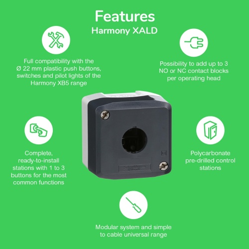 Schneider Electric ZENL1111 Harmony 22mm Modular Controls