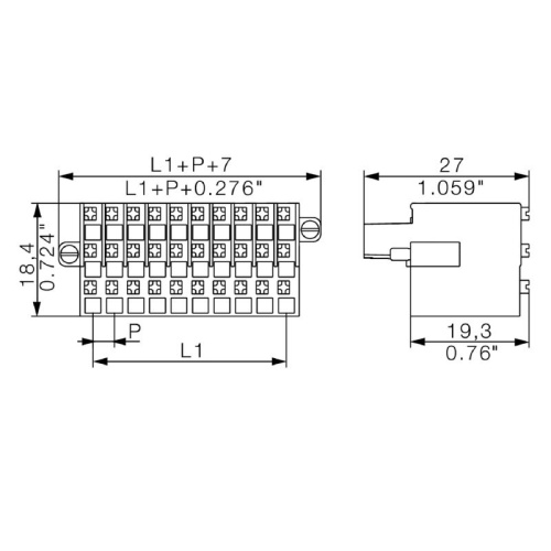 Weidmuller 1779910000 - PCB plug-in connector