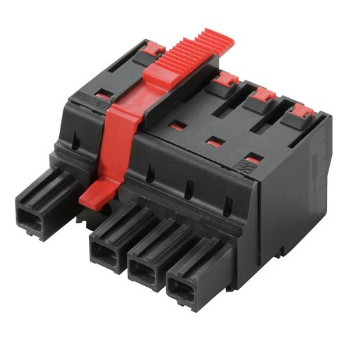 Weidmuller 2544950000 Female Plug - 600 Volt - 4 Pole